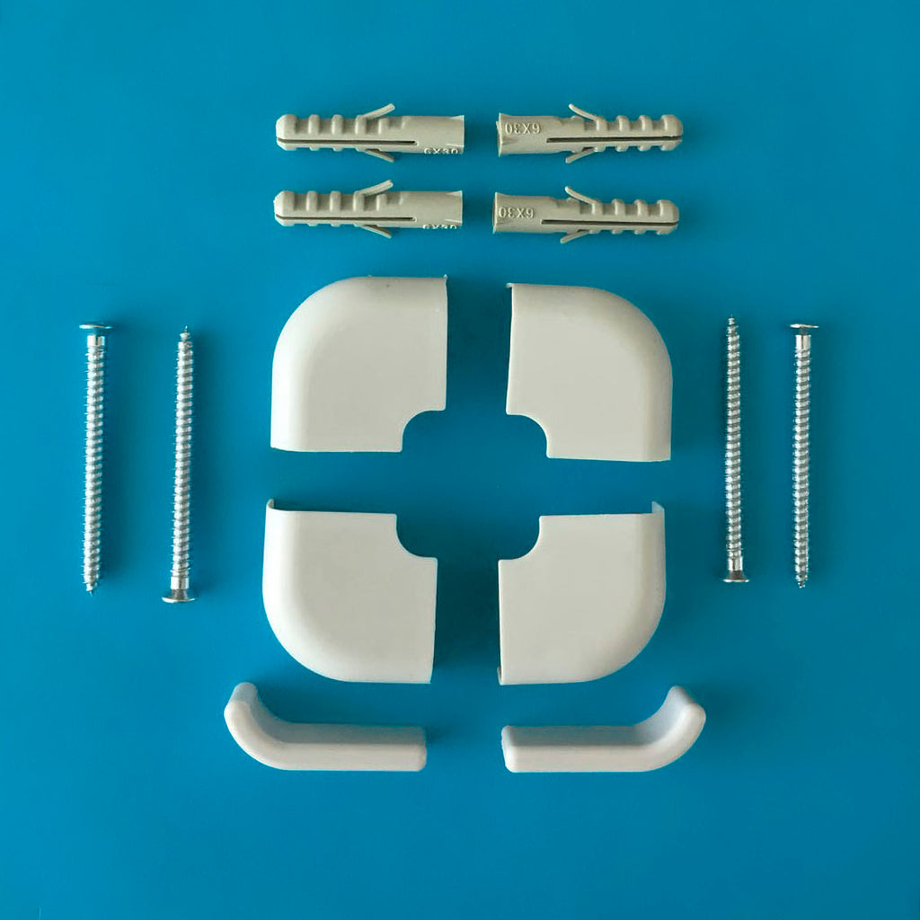 Mounting kit for Universal Plus Boards (light grey corners)